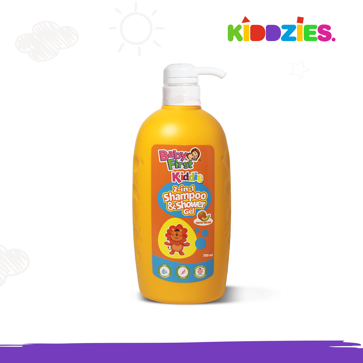 Baby First - Kiddie 2 in 1 Shampoo & Shower Gel 750 ml | Lazada PH