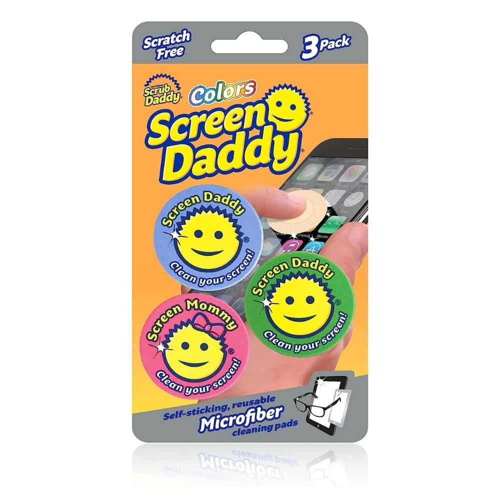 Screen Daddy 3 pack- Multi-use Microfiber Cleaning Pads for Electronic ...