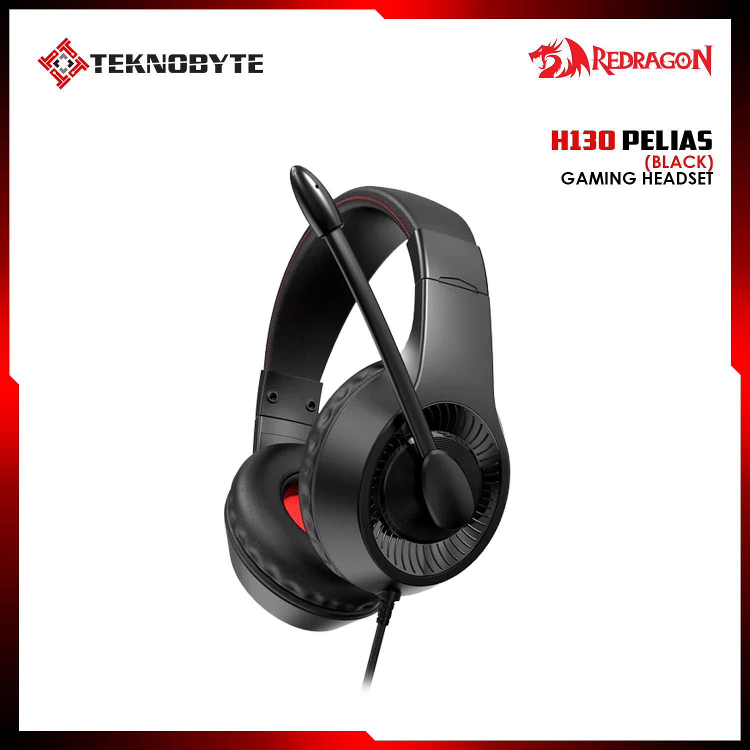 Redragon Pelias H130 Wired Gaming Headset Black | Lazada PH