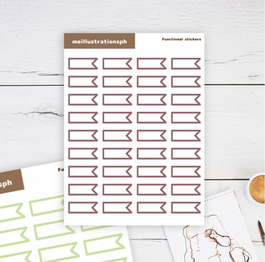 Writable Stickers, Tag Stickers, Functional Stickers, Label Sticker ...