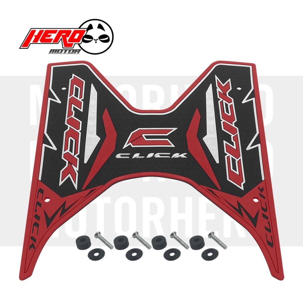 Honda Click 125i /150i V2 Footboard Matting With Bolts | Lazada PH