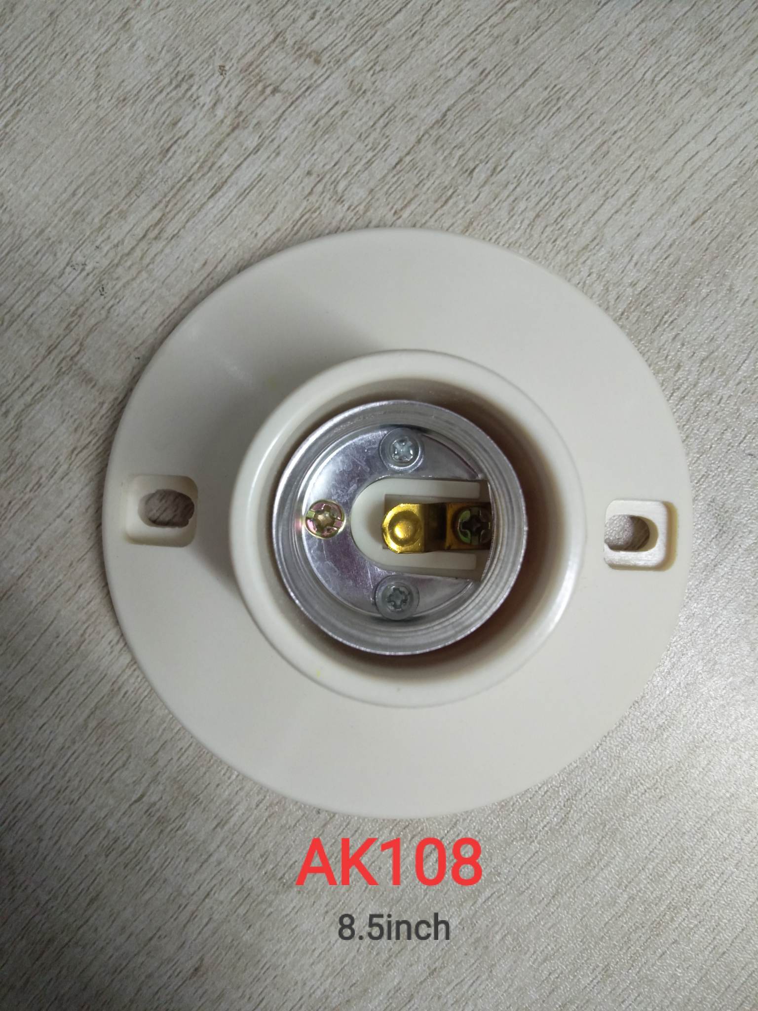 AK108/AK109 Ceiling Receptacle Light Bulb Socket Standard Sizes For ...