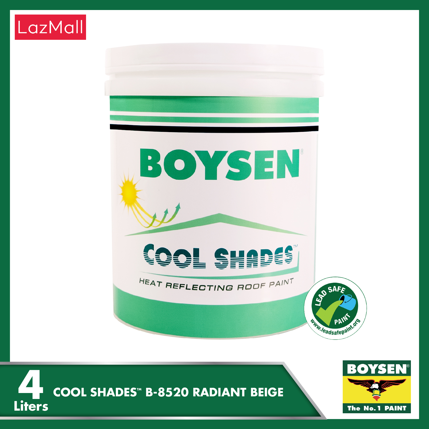BOYSEN Cool Shades Radiant Beige B8520-4L | Lazada PH