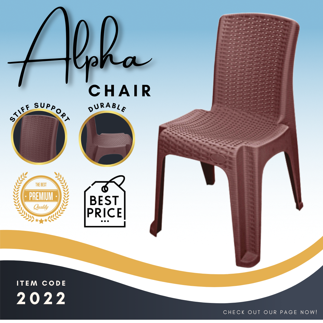 Alpha Chair Plastic Rattan Single Chair Home Furniture (2022 ) | Lazada PH