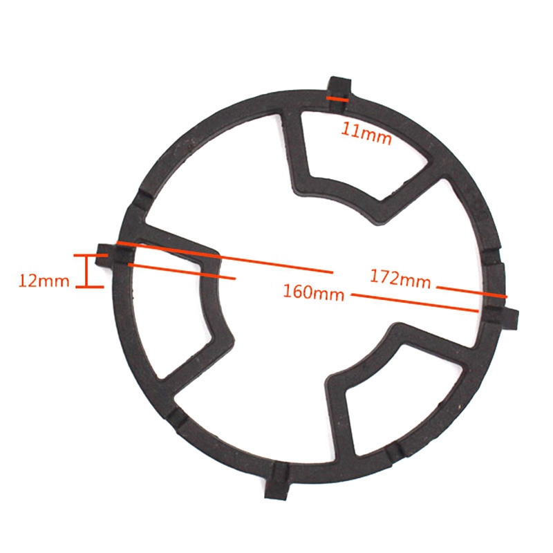 Universal Cast Iron Wok Pan Support Rack Stand for Burner Gas Stove ...