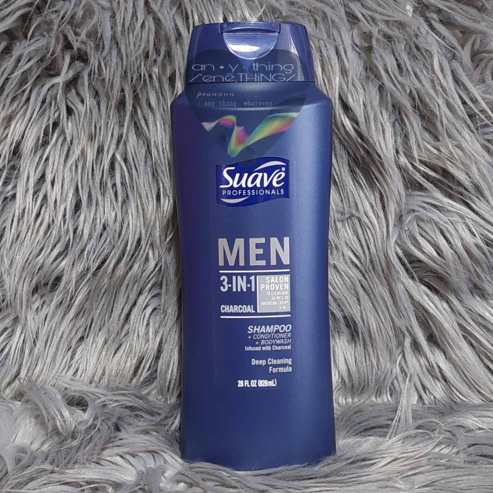 SUAVE MEN 3-IN-1 CHARCOAL WASH XL SIZE (SHAMPOO, CONDITIONER ...