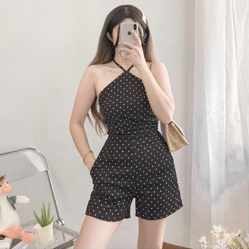 Nadine Polka Romper | Lazada PH