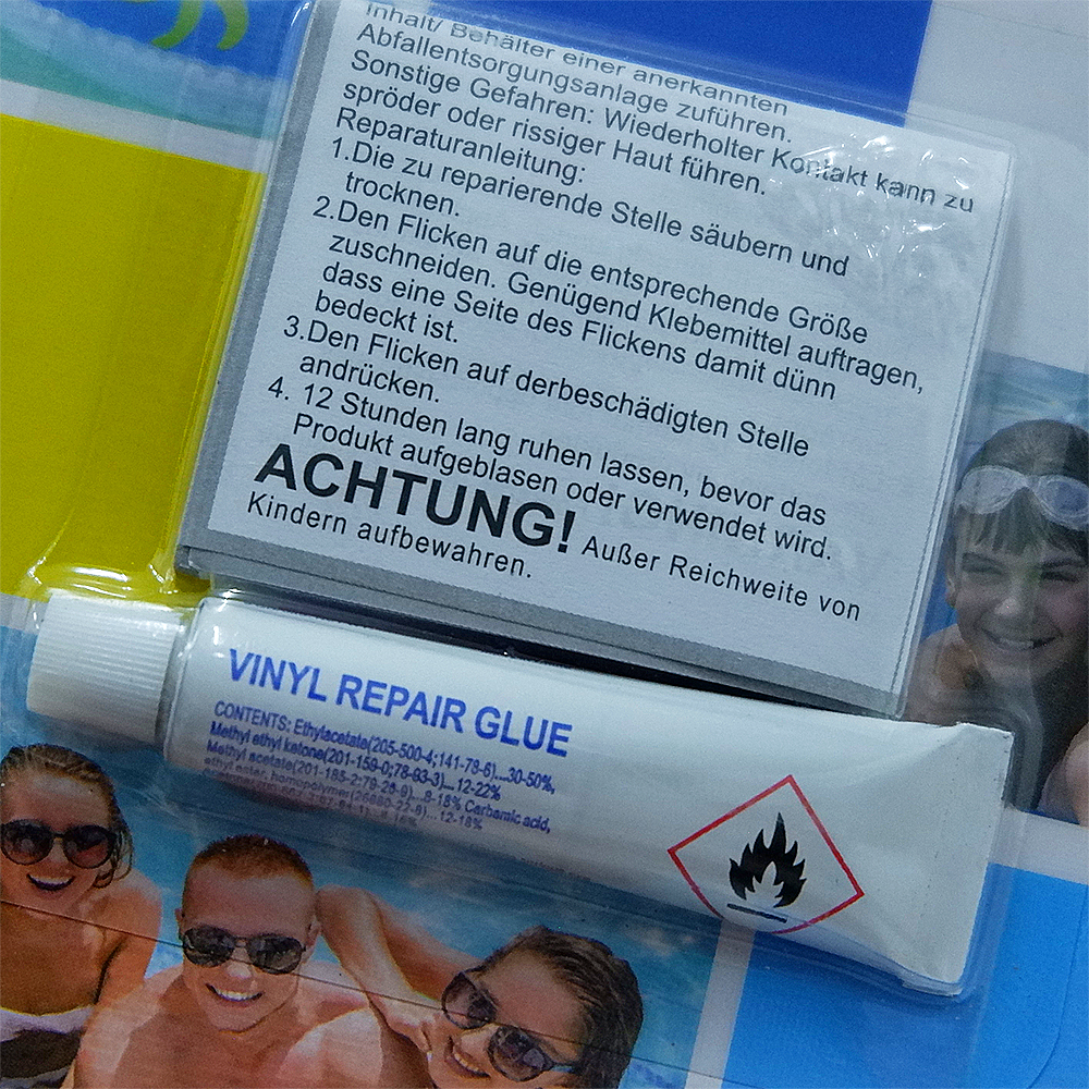 Inflatable Swimming Pool Puncture Repair Patch Kit for Intex Heavy Duty ...