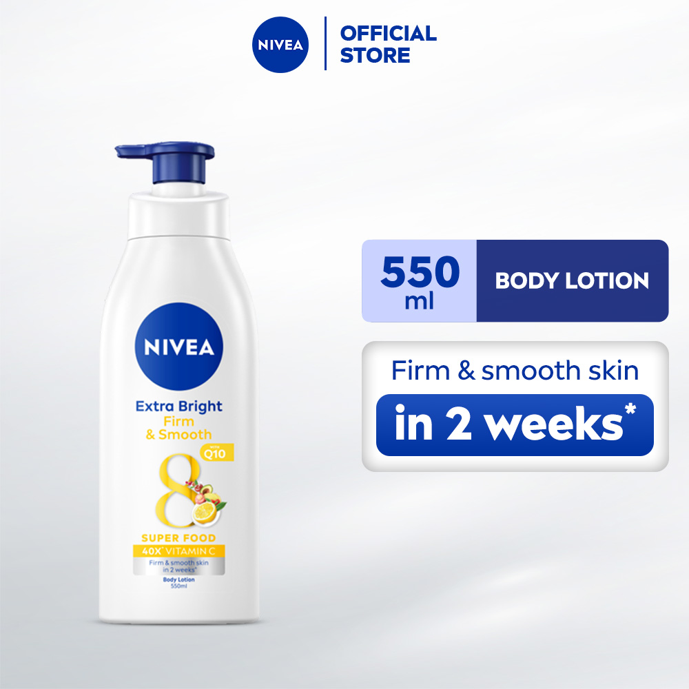NIVEA Body Extra Bright Firm and Smooth Lotion for saggy skin and ...