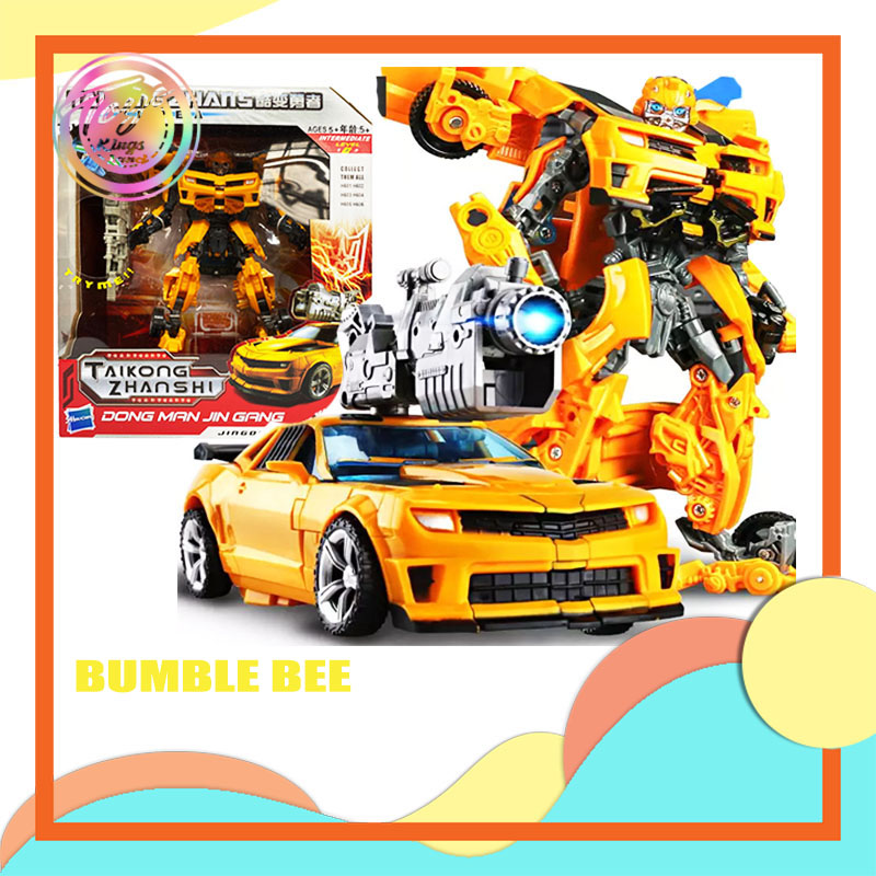 Toys Kingsland Bumble Bee Robots Deformable Car Robot Action Figures ...