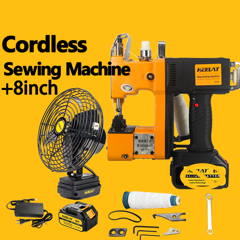 KEELAT Mesin Jahit Portable Gunny Bag Woven Bag Sewing Machine Sack ...