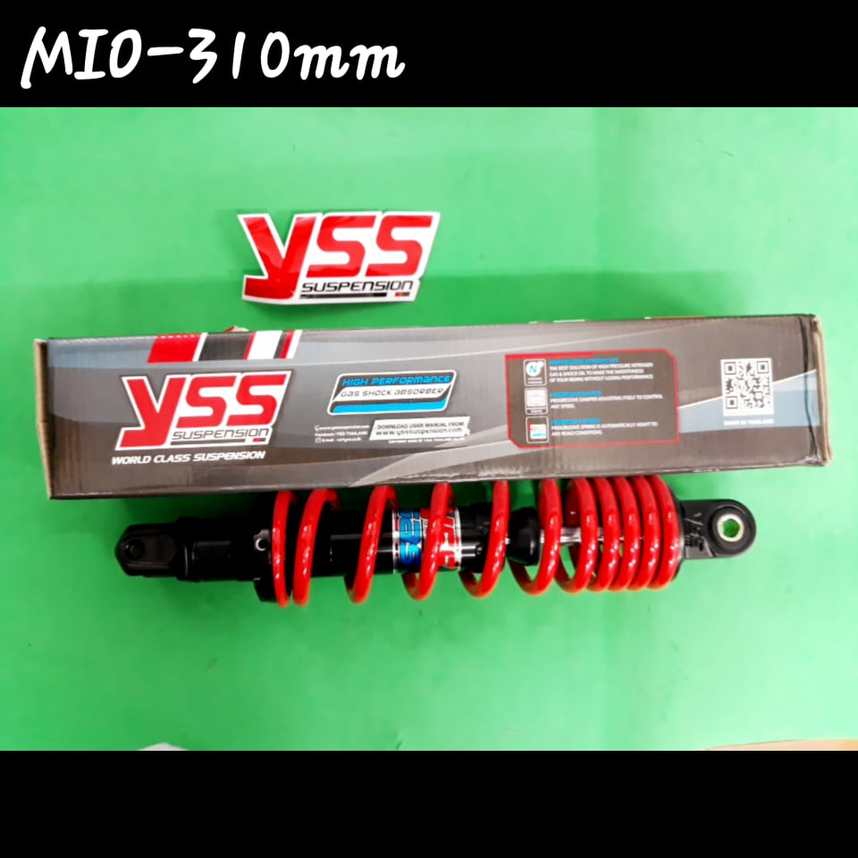 YSS REAR SHOCK ABSORBER 310MM (DTG-PLUS) MODEL: MIO/BEAT/SKYDRIVE/NOUVO ...