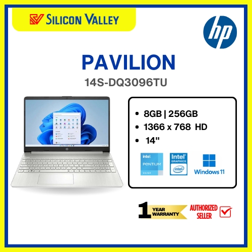 HP 14s-DQ3096TU (Natural Silver) Laptop | 14-inch | Intel Pentium N6000 ...