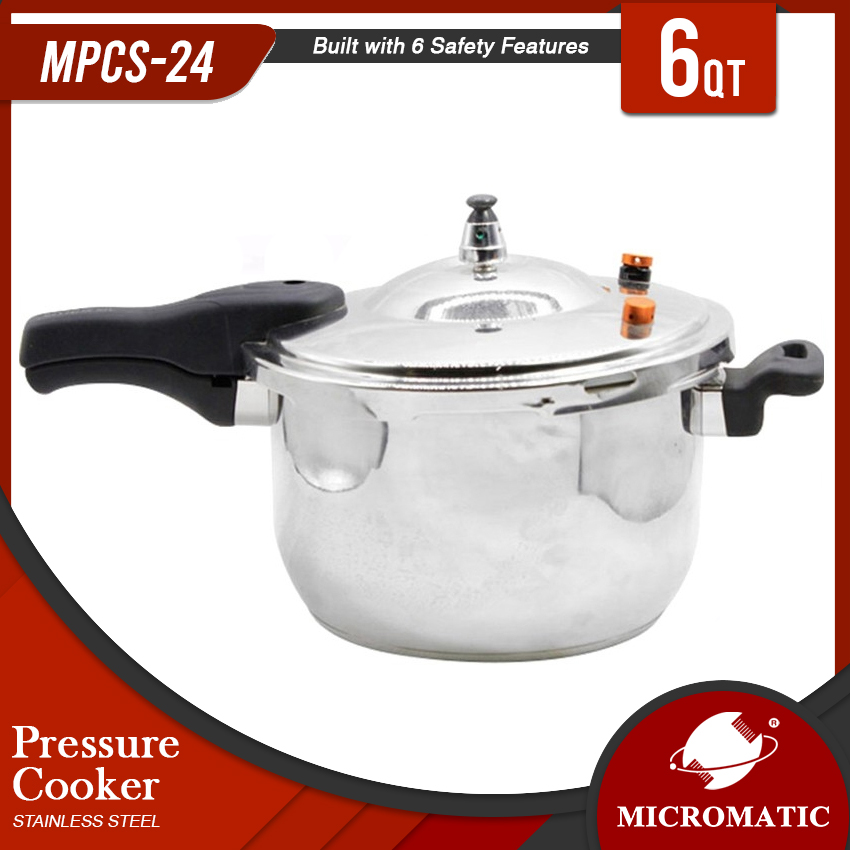Micromatic MPCS-24 6QC Stainless Pressure Cooker | Lazada PH