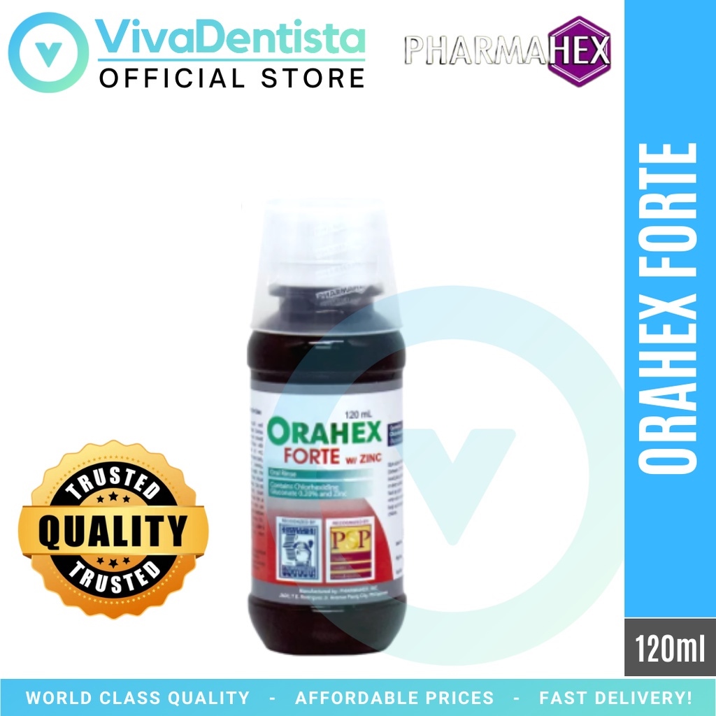 gb9033qes20 Orahex Forte with Zinc Oral Rinse (120ml) | Lazada PH