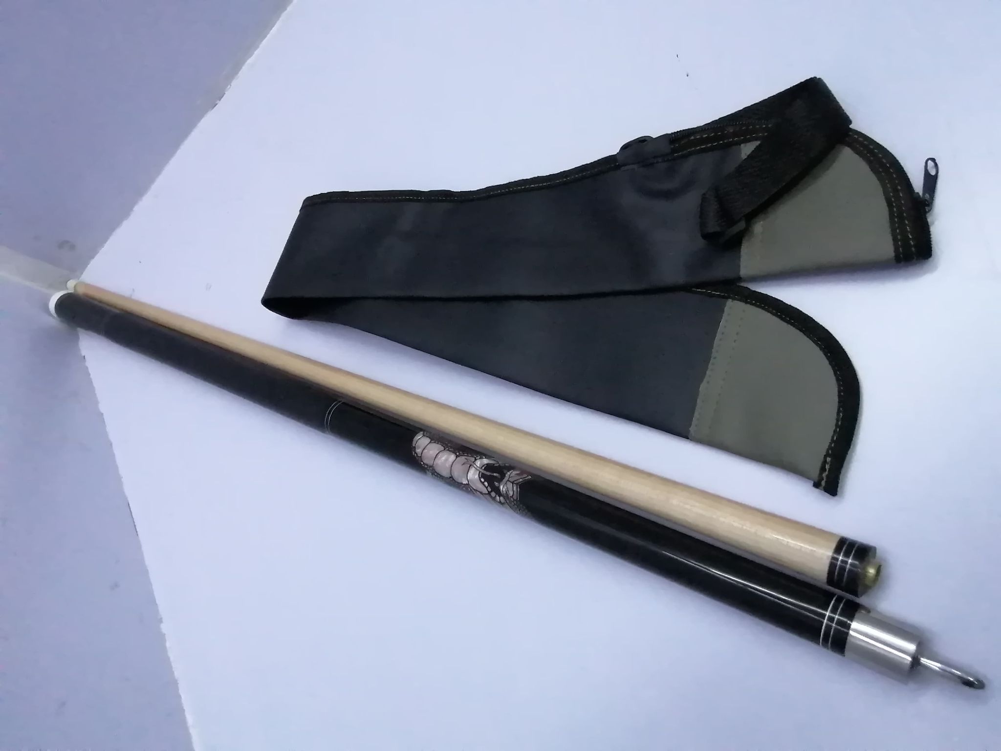 PAMPANGA CUE STICK (Cobra white Design) With Free softcase/ Tako ng ...
