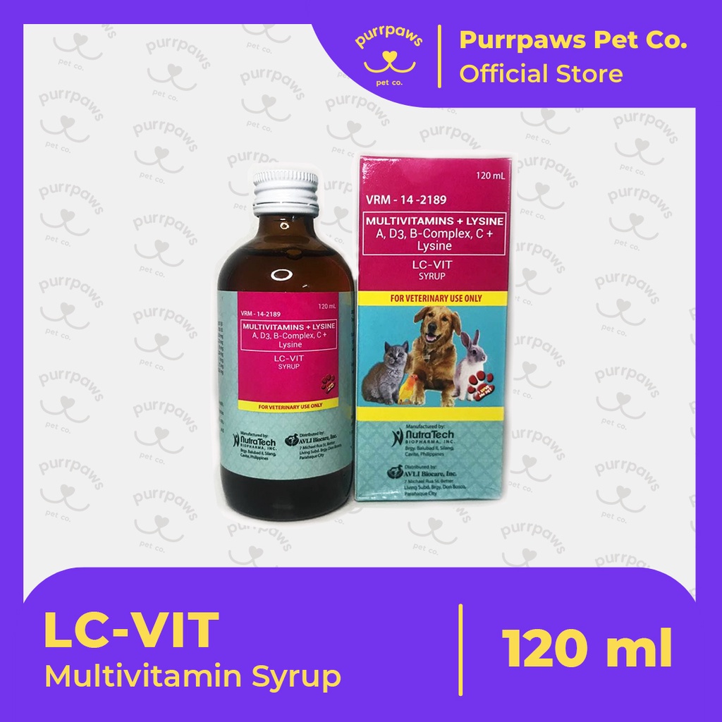 LC-VIT Syrup Pet Multivitamins (60mL-120mL) | Lazada PH