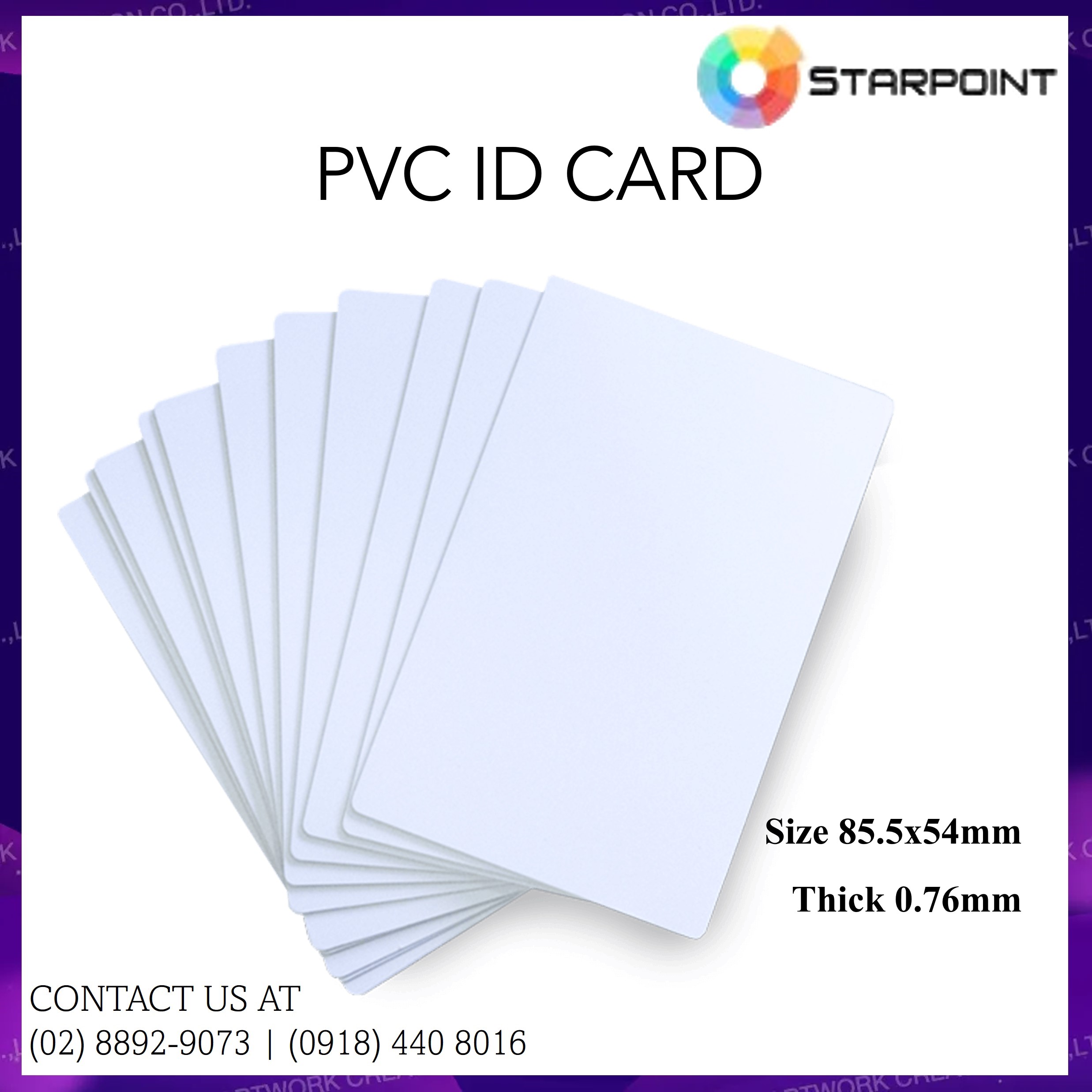 PVC blank Card I PVC Card for thermal Printer I Glossy Type PVC Card I ...