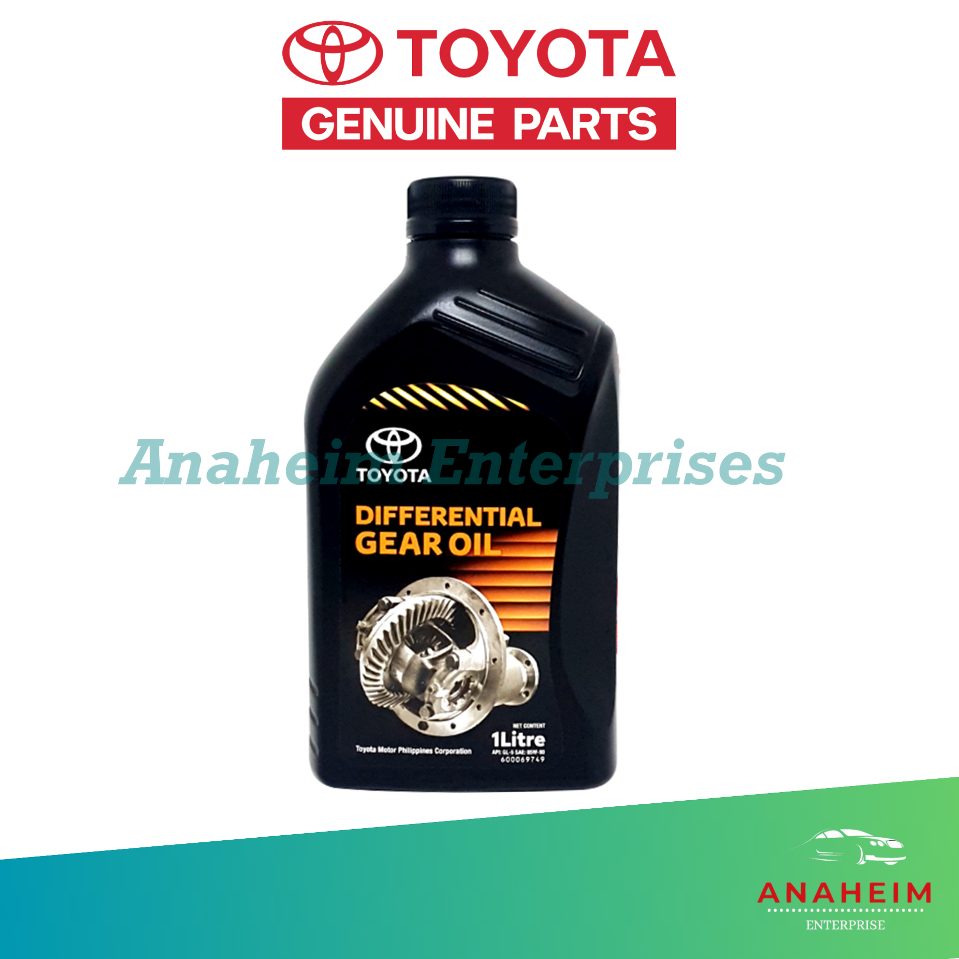 Toyota Differential Gear Oil (GL-5 85W-90) 1L | Lazada PH