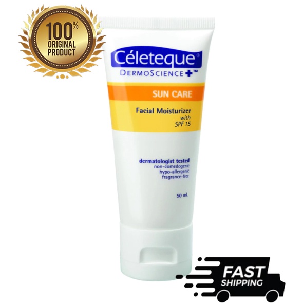 CELETEQUE Dermo Science Sun Care Facial Moisturizer SPF15 50ml | Lazada PH