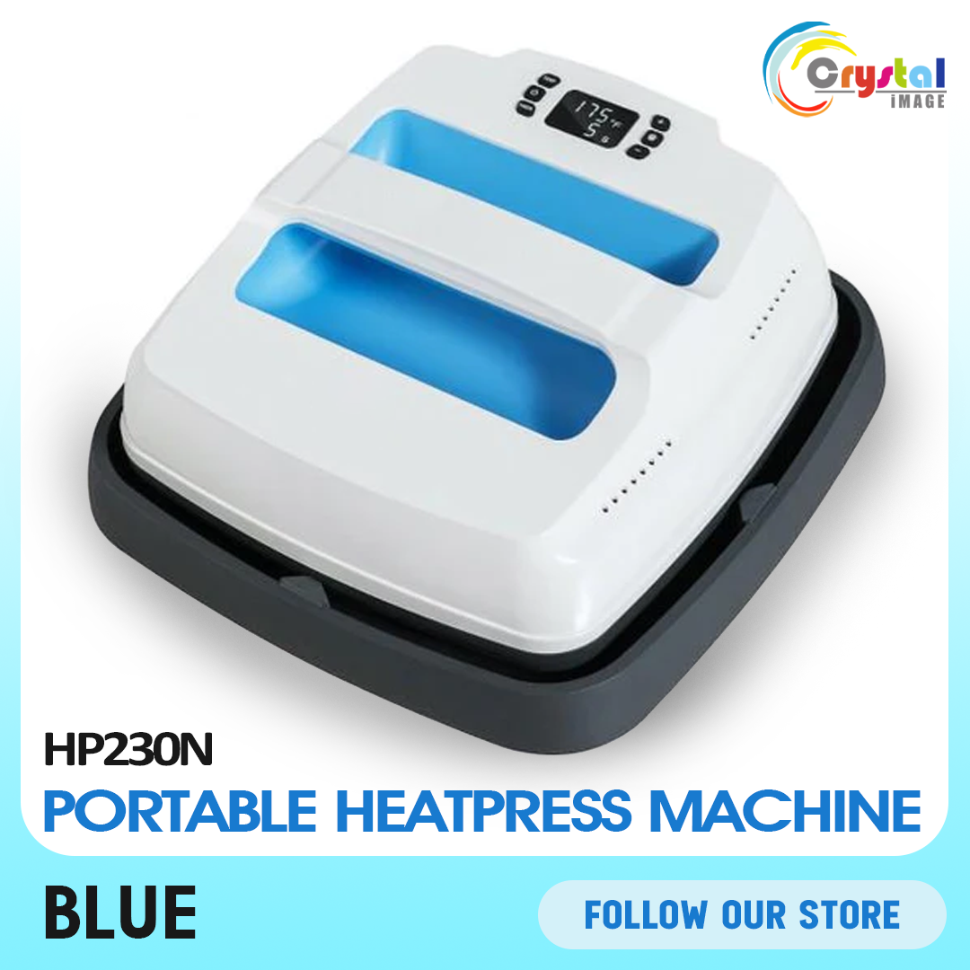 Portable Mini Iron-On HP230N Heat Press Machine 23.5cm x 23.5cm Dual ...