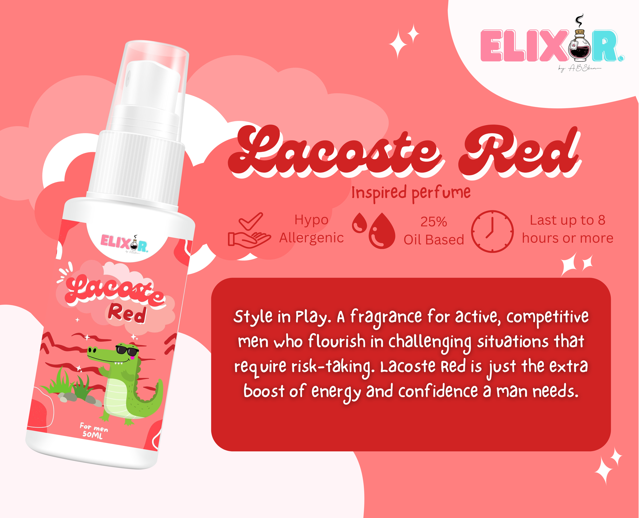 ORIGINAL ELIXIR BY ABSKIN 50ML 25%OIL BASED PERFUME | Lazada PH