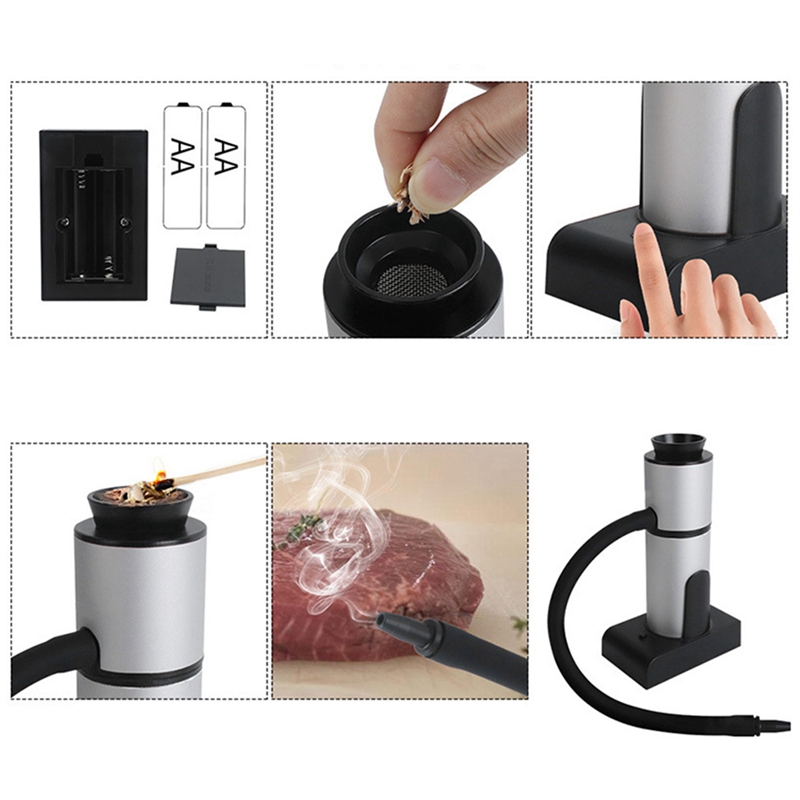 Molecular Cuisine Smoking Food Cold Smoke Generator Meat Burn Cooking ...