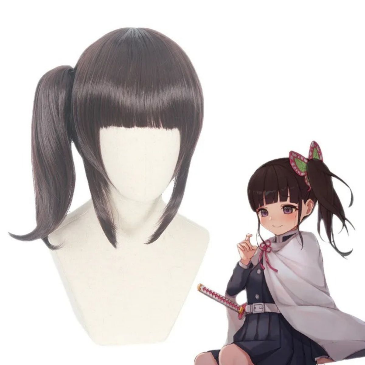 Demon Slayer Wigs Kochou/Kanao/Nezuko/Tanjiro Anime Kimetsu No Yaiba ...