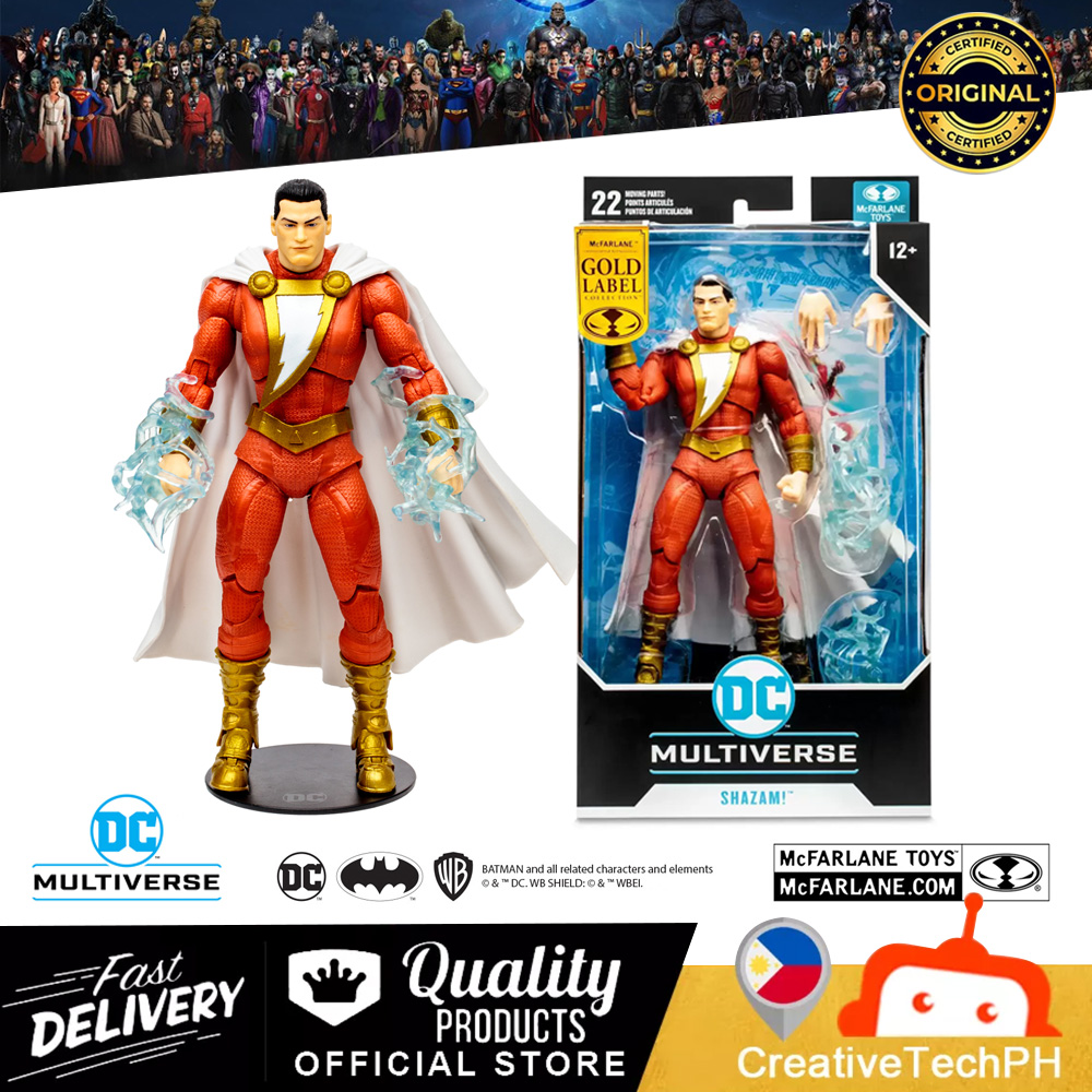 DC MULTIVERSE: SHAZAM! (GOLD LABEL) DC Multiverse 7" - Shazam! (Gold ...