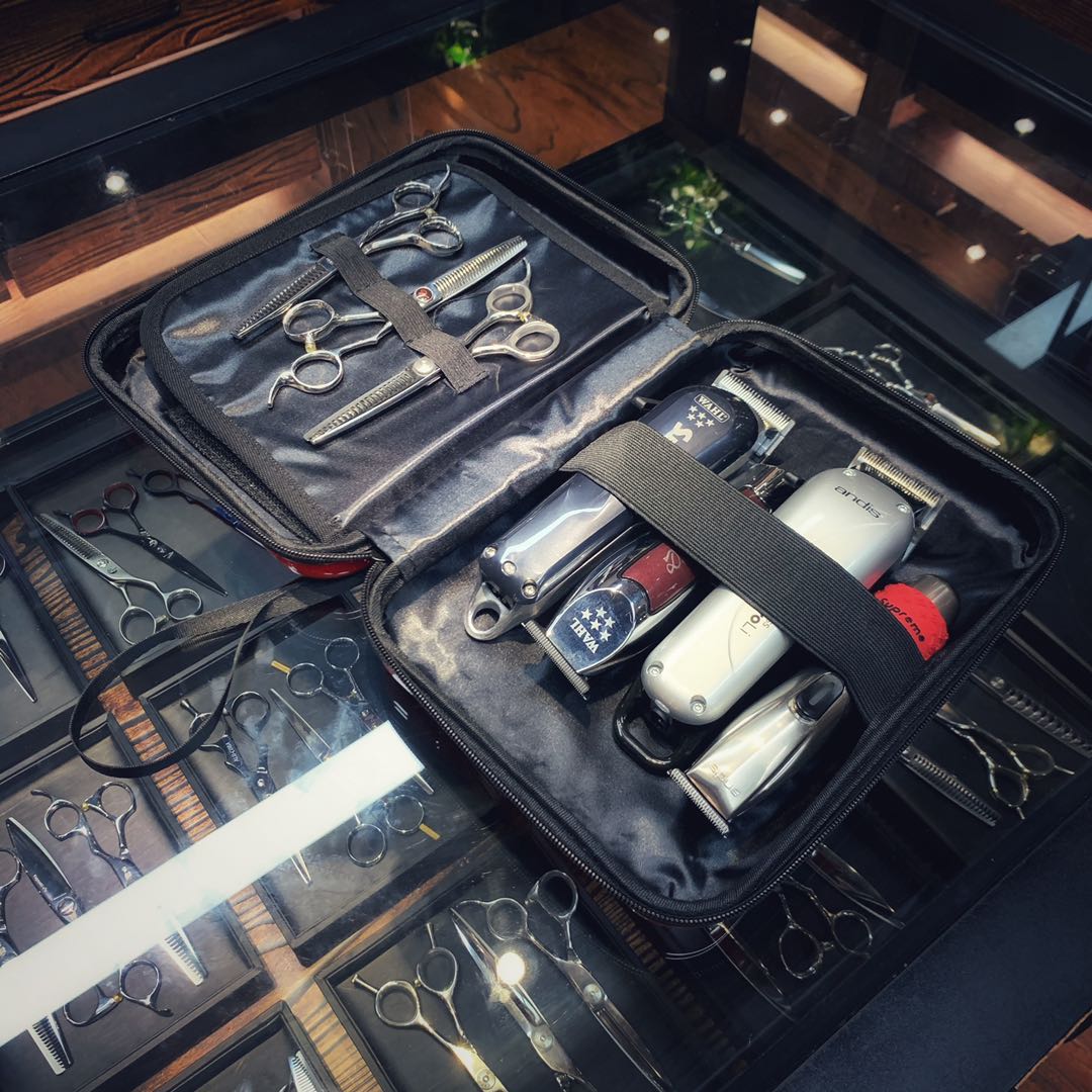 Hairdressing Toolbox Barber Supreme Tide Box Portable Handheld Scissors ...