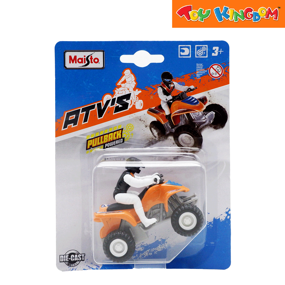 Maisto ATV's Orange with Black Vest Die-cast Vehicle | Lazada PH