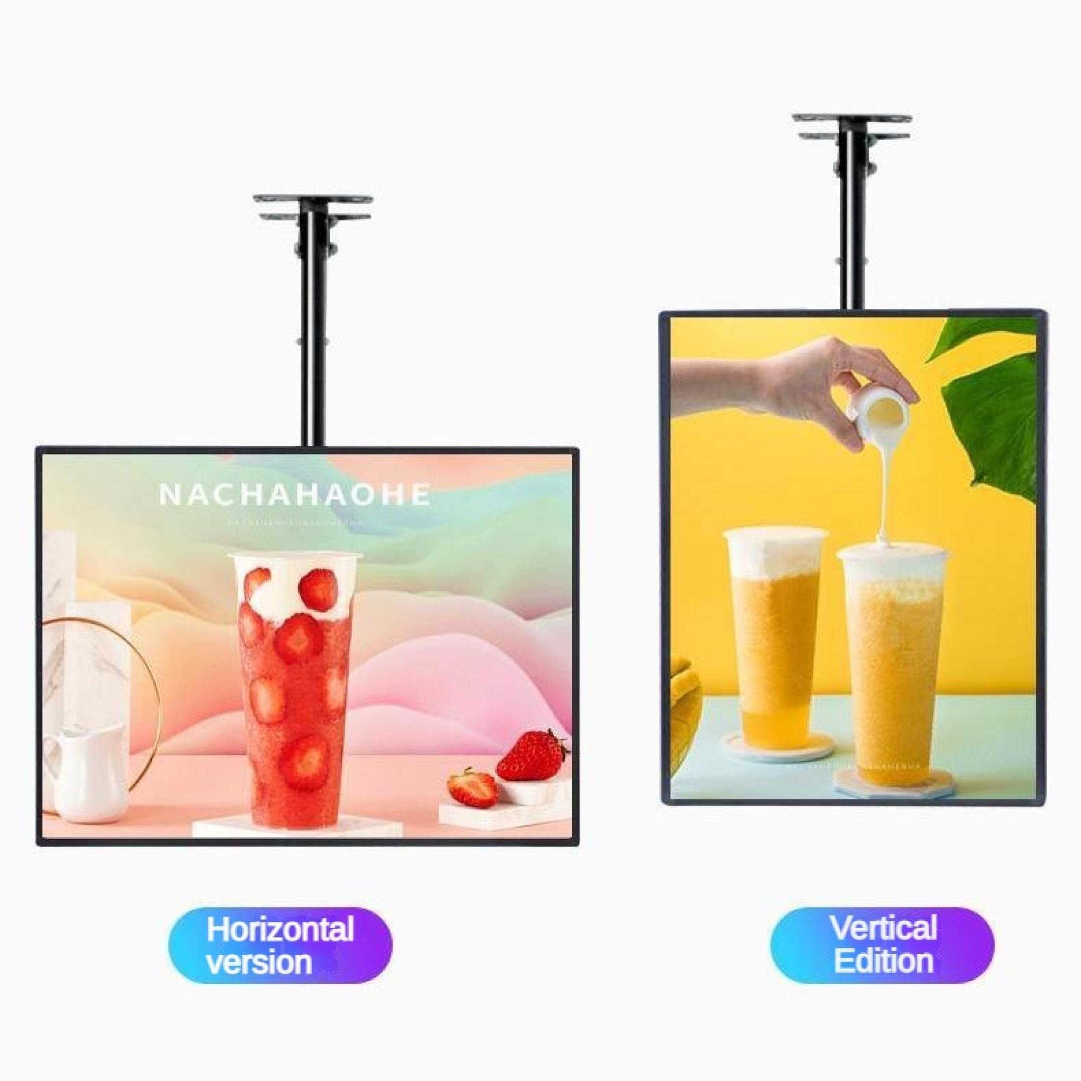 LED ultra-thin TV light box Advertising Light hanging Menu board ...