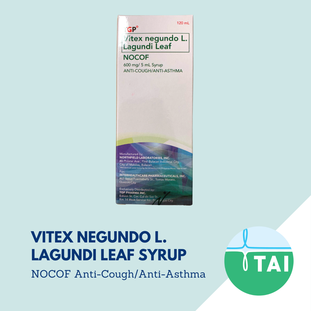 Lagundi Syrup 600mg 60ml or 120ml (NOCOF) - relief mild to moderate ...