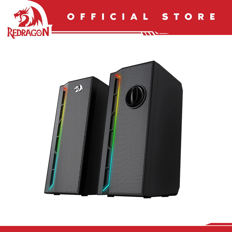 Redragon Calliope GS580 3.5mm aux 2.0 stereo surround music RGB Gaming ...