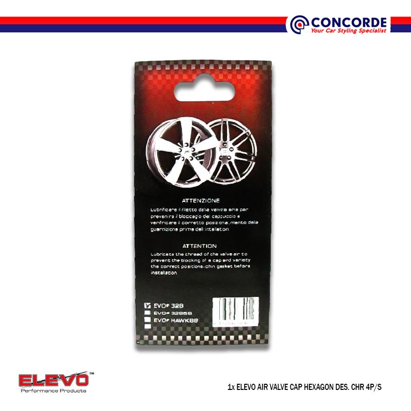 CONCORDE ELEVO AIR VALVE CAP HEXAGON DES. CHR 4P/S | Lazada PH