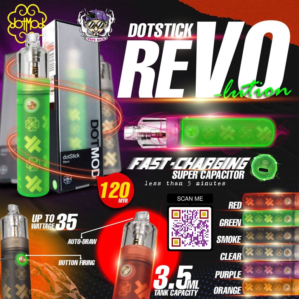 ready stock Original Dotmod Dotstick Revo Coil dotcoil Revo Tank ...