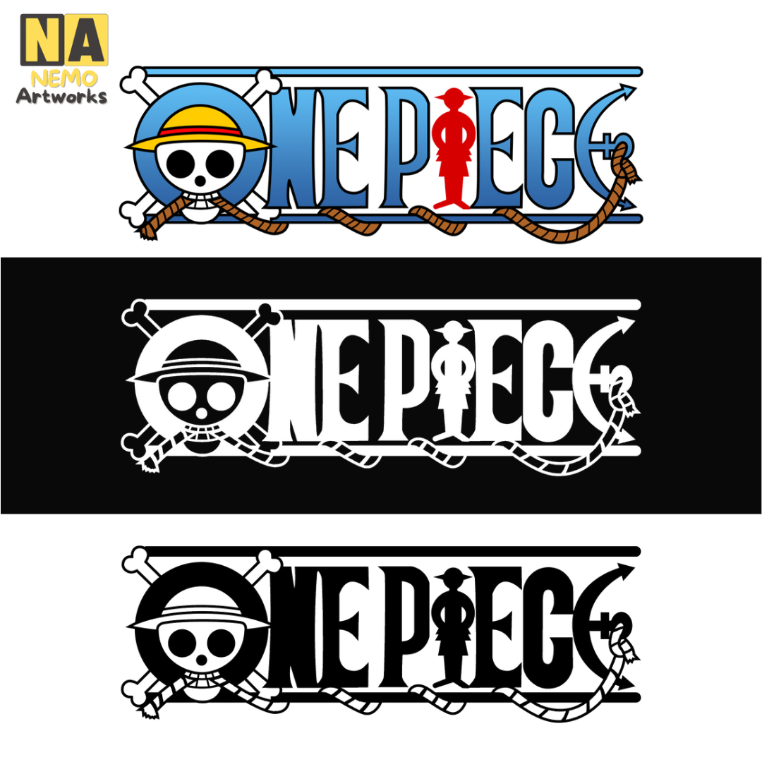 One Piece Logo Sticker | Waterproof Vinyl | Lazada PH
