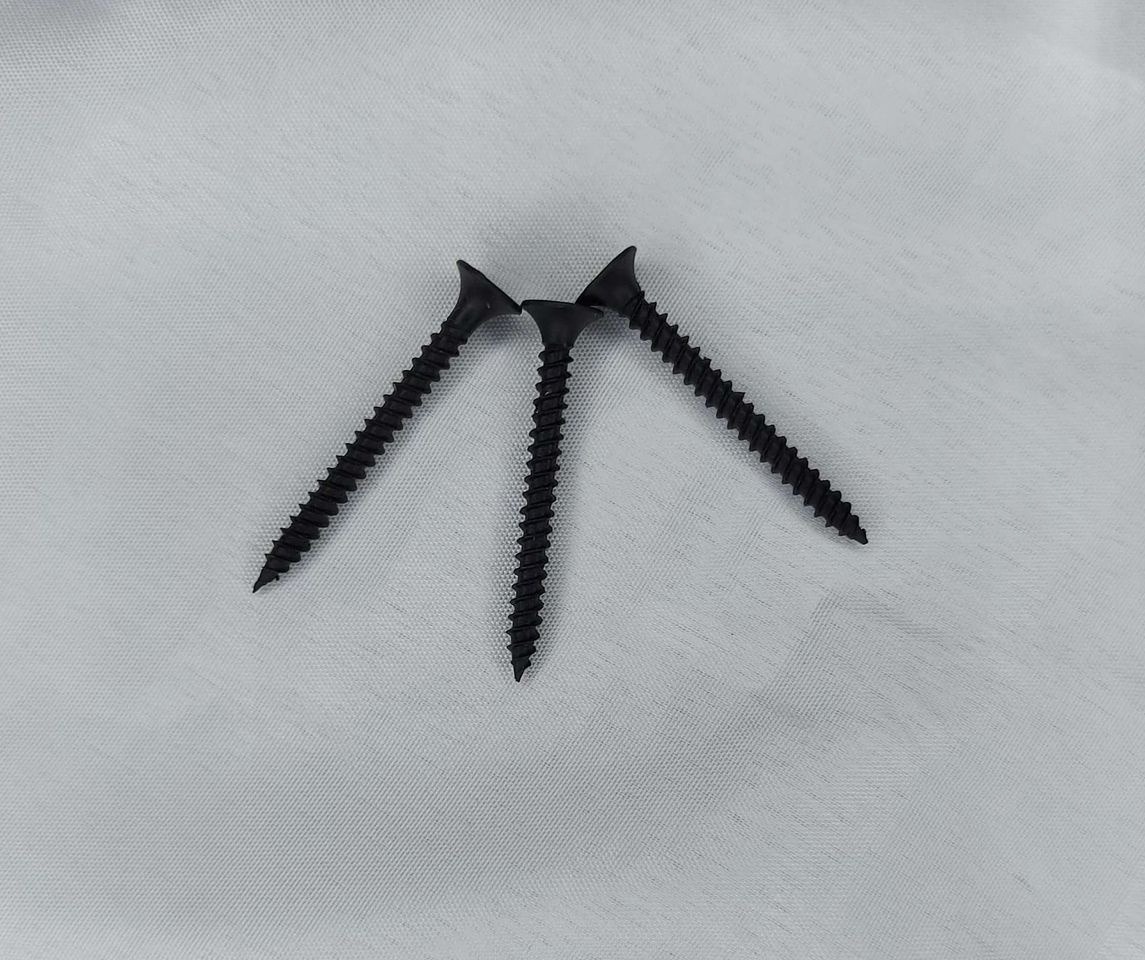 GYPSUM SCREW /BLACK SCREW FOR WOOD (6mm ) 100 PIECES | Lazada PH