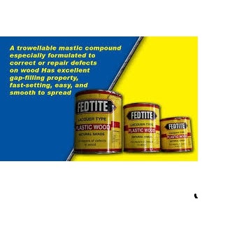 Fedtite fed tite lacquer type plastic wood dough natural shade for ...