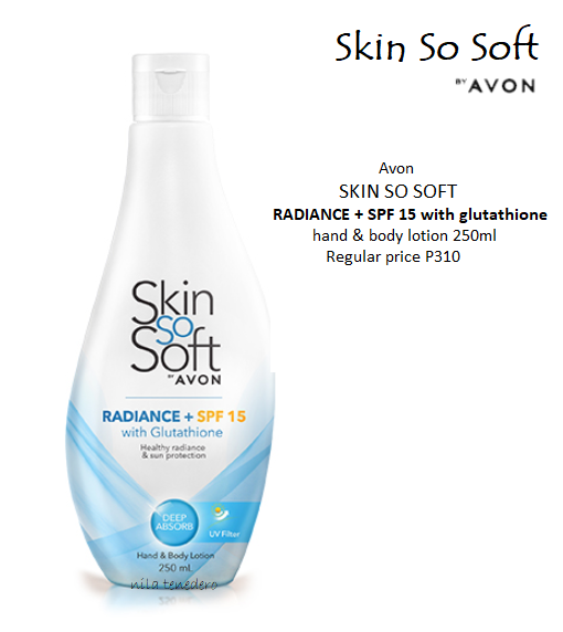Avon SKIN SO SOFT ultra radiance with 4x glutathione hand & body lotion ...