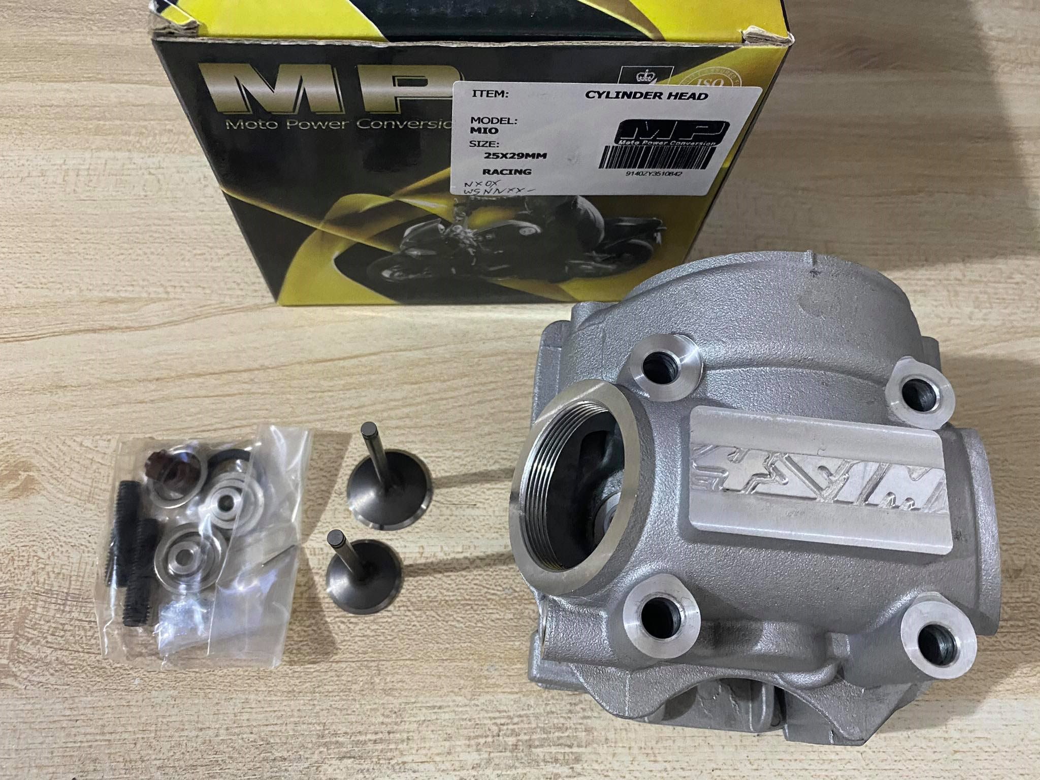 Cylinder Head Racing 25/29mm Complete Set (Mio Sporty/Soulty) MP 4S1M ...