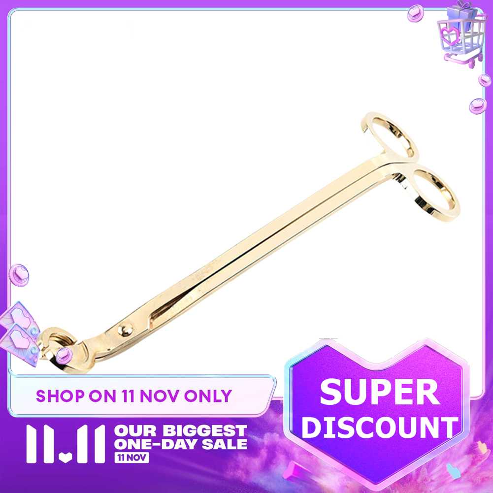 Stainless Steel Candle Scissor Durable Wick Trimmer Oil Lamp Snuffer ...
