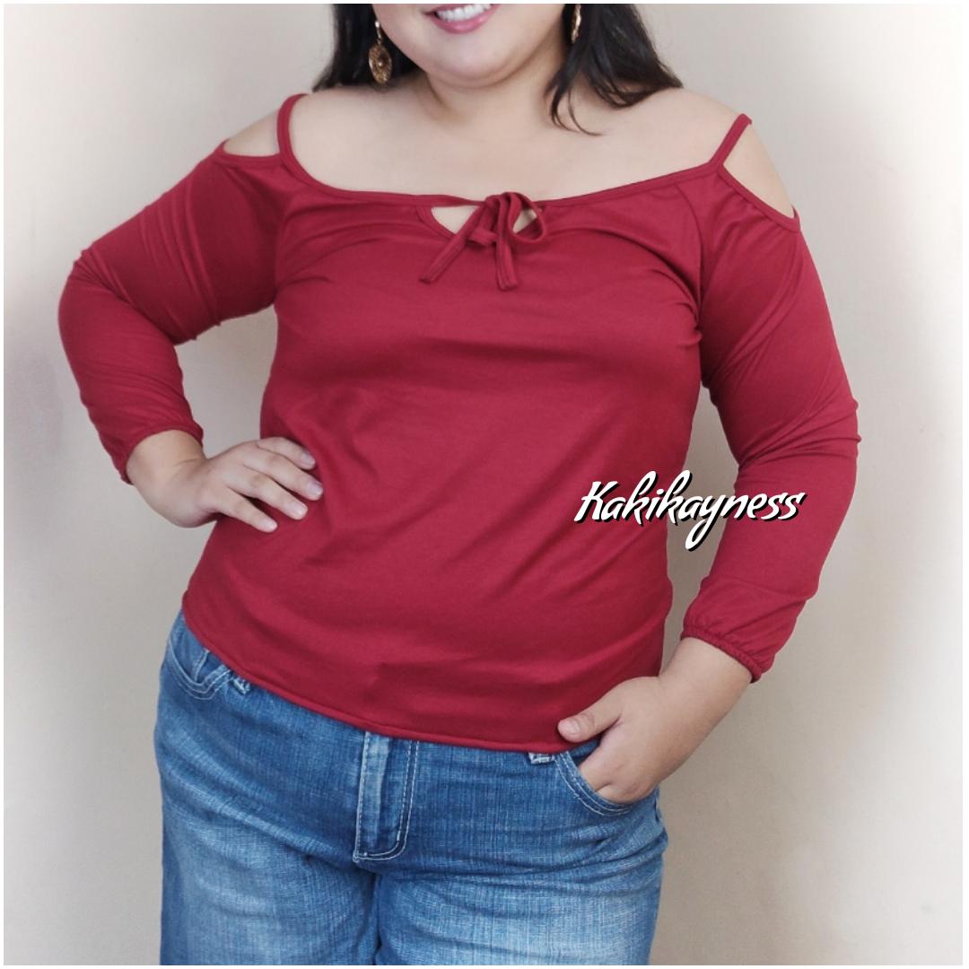 CHARISSE OFFSHOULDER TOP PLUS SIZE | Lazada PH