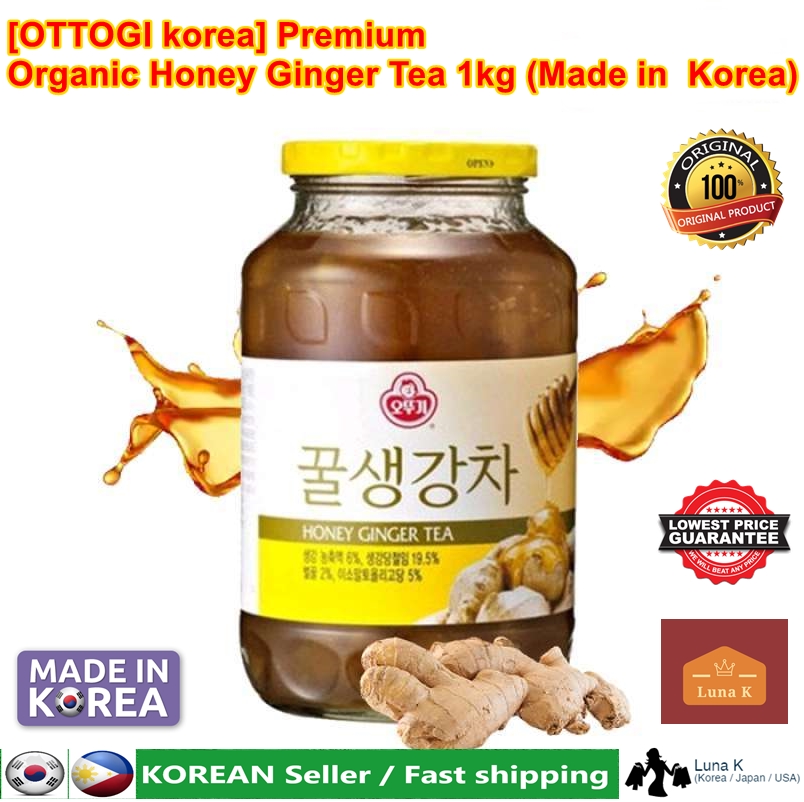 [OTTOGI korea] Premium Organic Honey Ginger Tea 1kg (Made in Korea ...