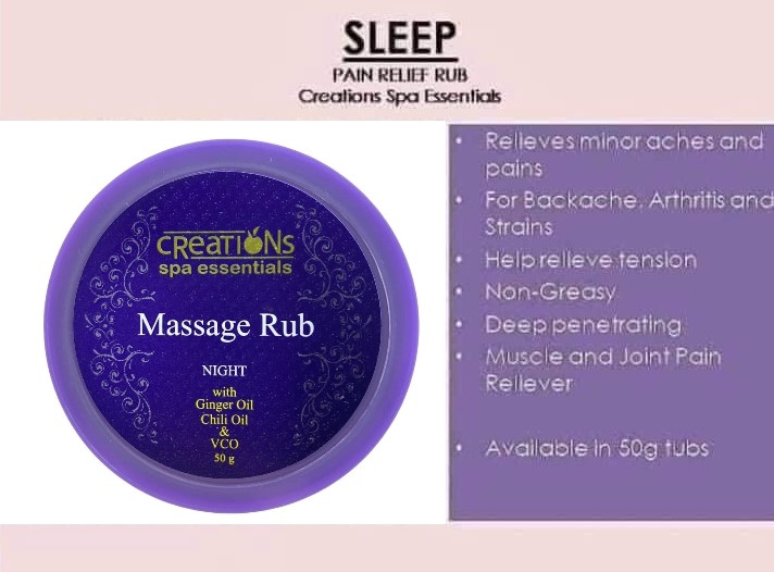 New Packaging 50g Creations Spa Pain Relief Rub / Massage Rub | Lazada PH