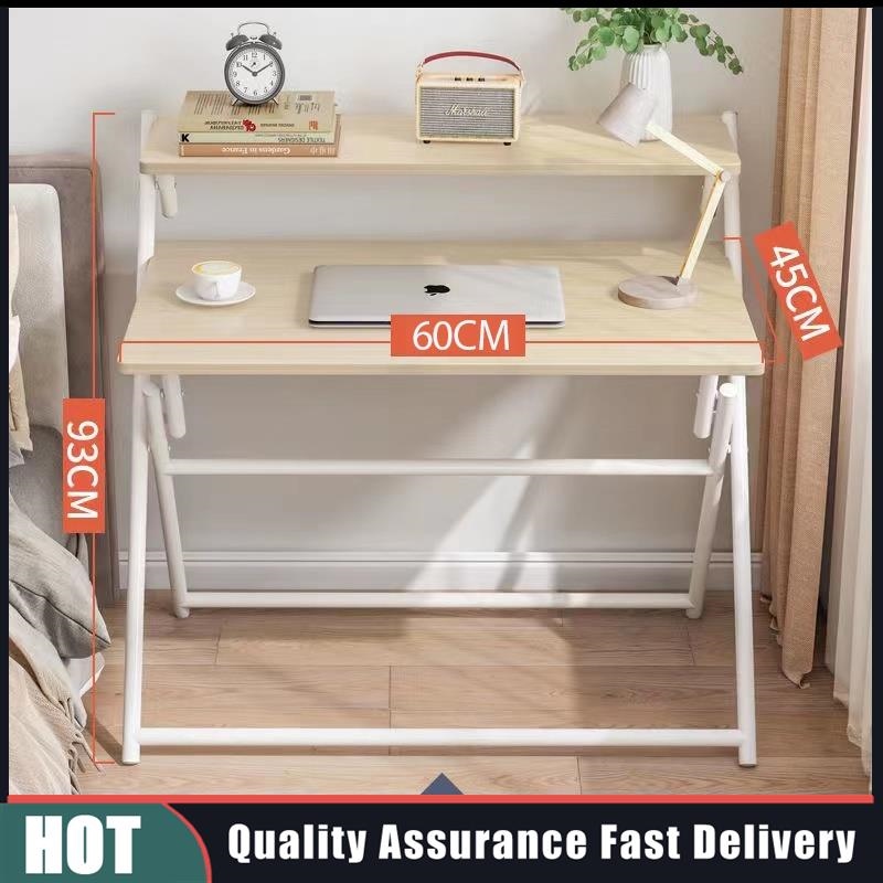 Foldable Writing Computer Desk Student Table Simple Bedroom Study Small Desk Adjustable Laptop ...