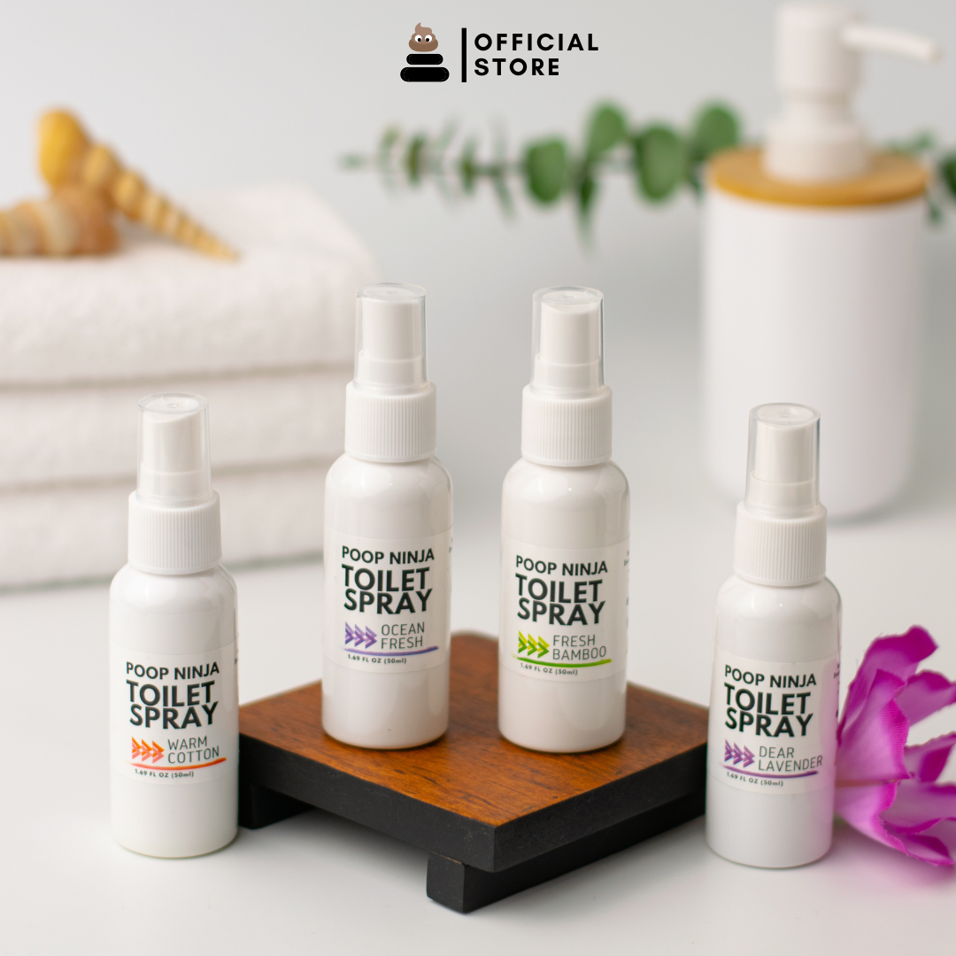 50ML Poop Spray Odor Buster - Poop Ninja Poo Spray Toilet Deodorizer ...