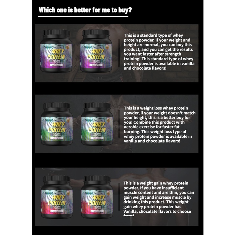 MUSCLEPOWER 100% Whey protein,High-Stimulant Pre-Workout Powder, Long ...