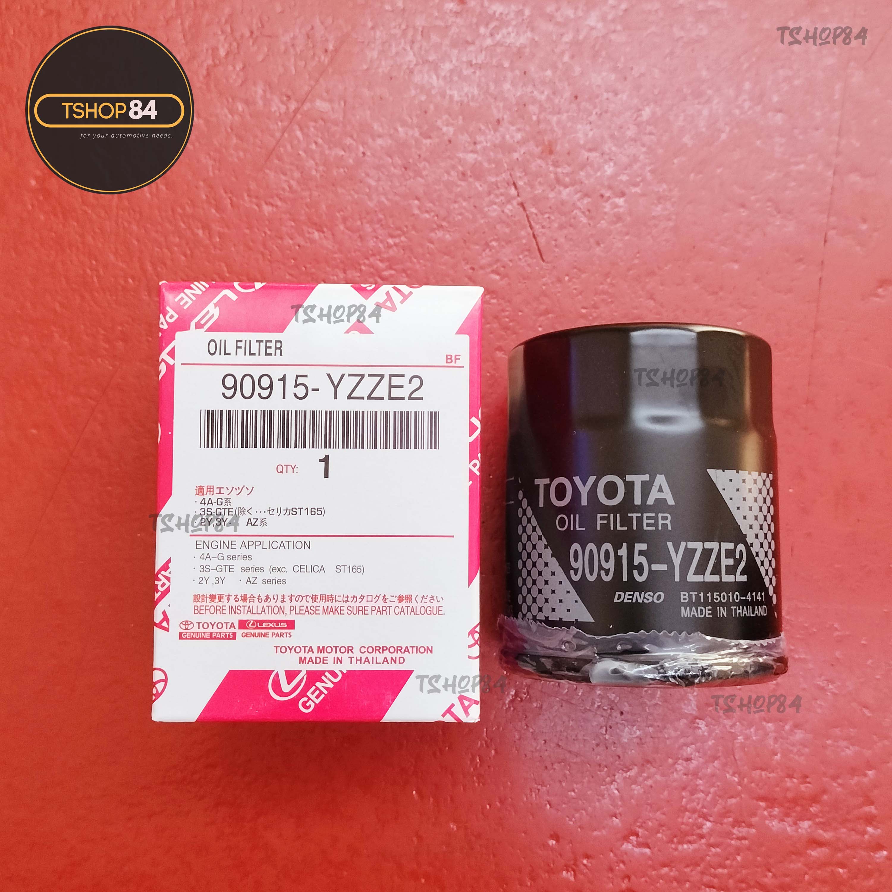 Toyota Oil Filter YZZE2 Camry RAV4 90915-YZZE2 | Lazada PH