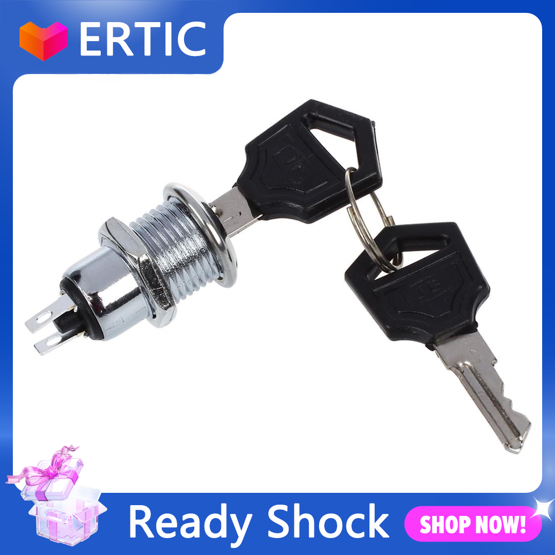 On Off Two Terminals Keyswitch Keylock Switch w Keys | Lazada PH